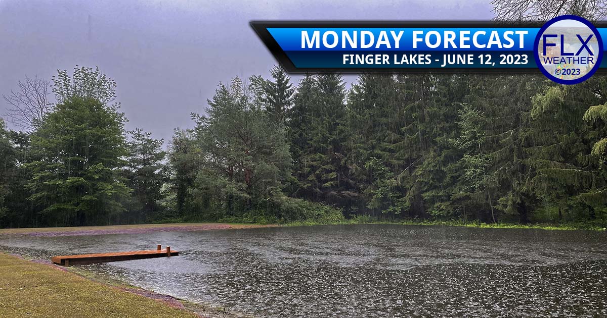 Steady rain, heavy at times, moves in Monday – Finger Lakes Weather